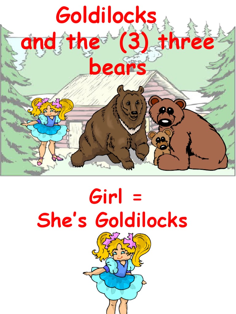 (Goldilocks) AGirlandThreeBears Lesson Vocab+Story+Questions | PDF ...