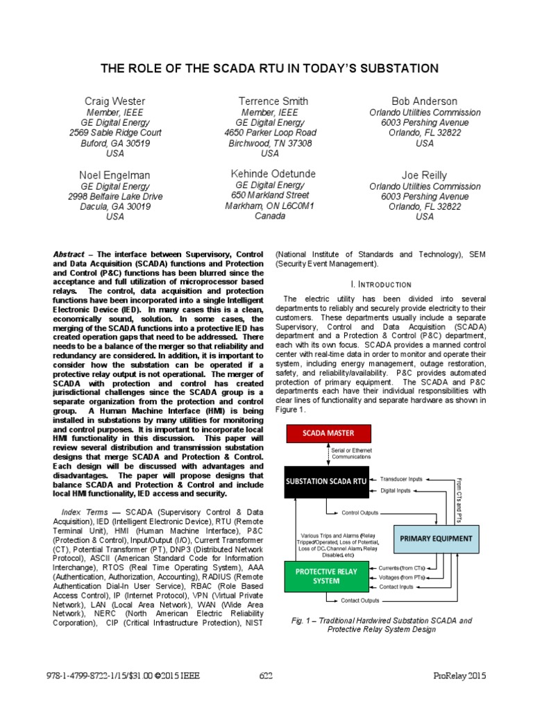 Scada Rtu | PDF | Scada | Electrical Substation