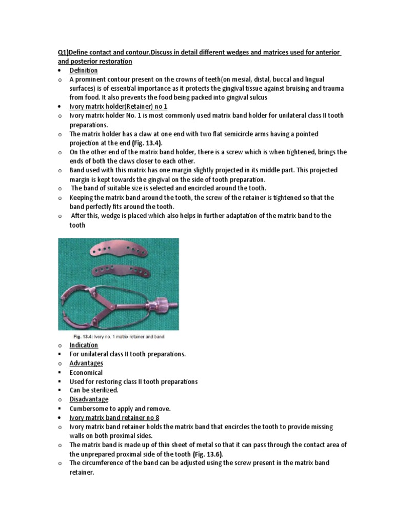 Cons Endo Long Ans | PDF | Tooth Enamel | Dentin
