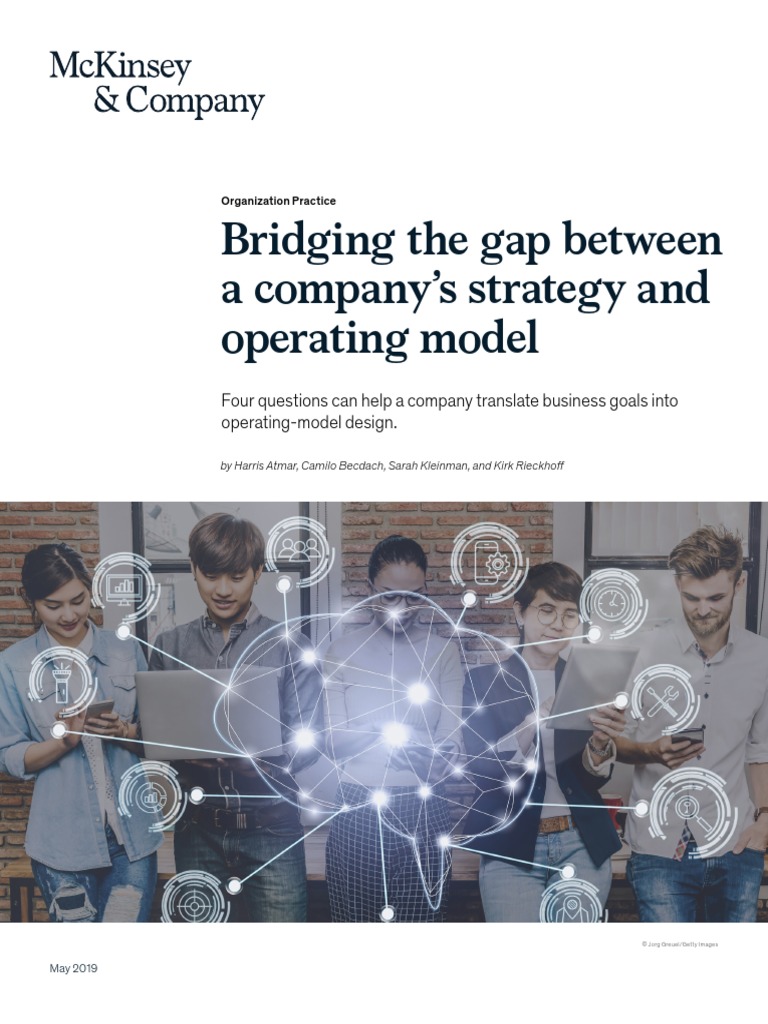 Bridging The Gap Between A Companys Strategy and Operating Model VF ...