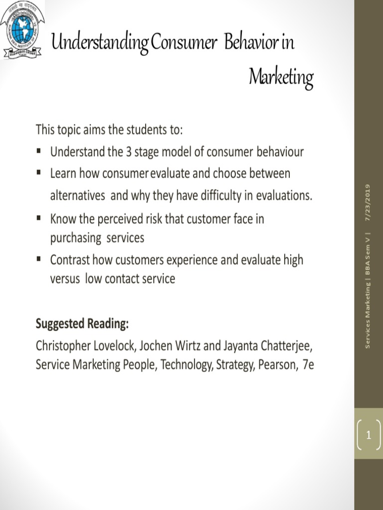 L1 - Consumer Behaviour, BlackBox Model and Decision Making Process | PDF | Behavior | Consumer ...