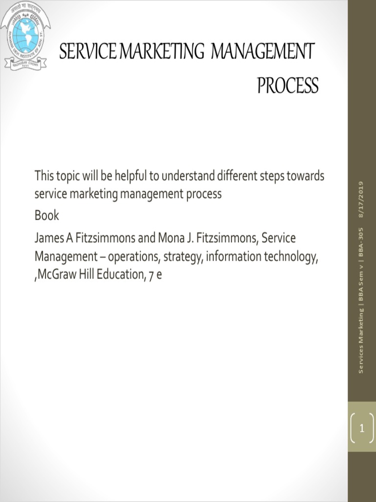L5 - Service Marketing Management Process, Marketing Mix, Service ...