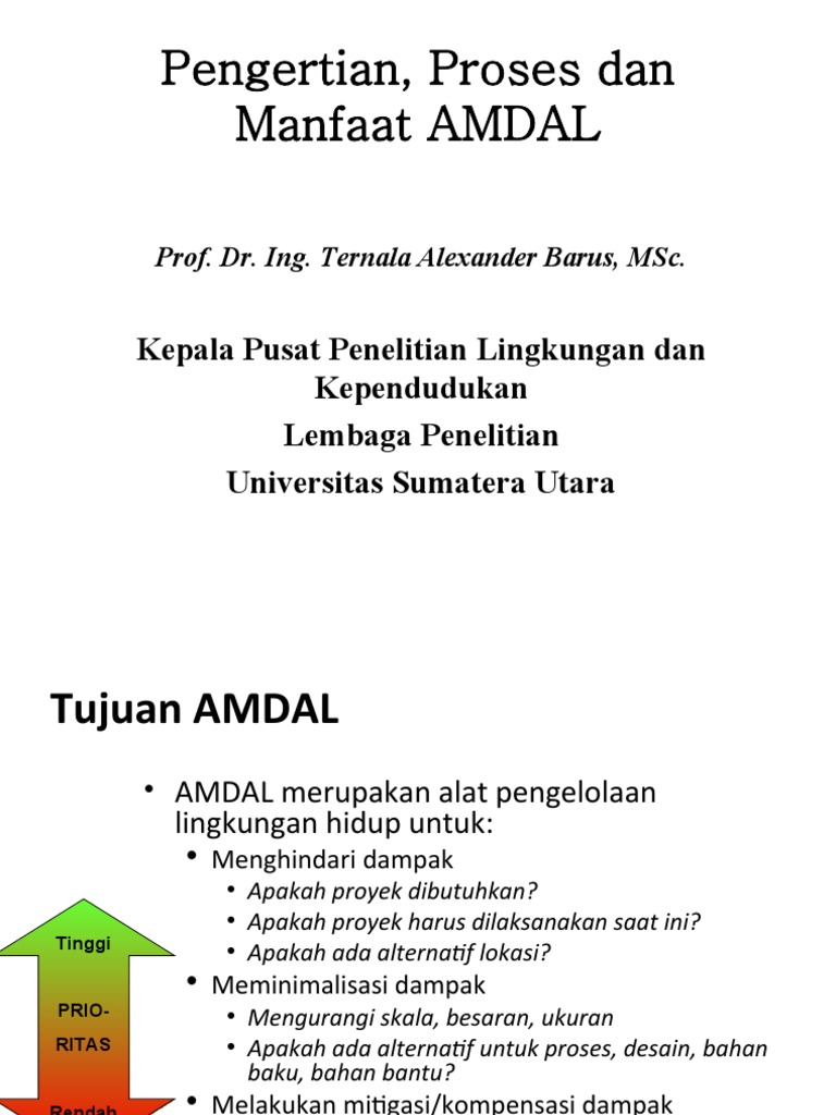 1 Pengertian AMDAL UKL UPL 1 | PDF