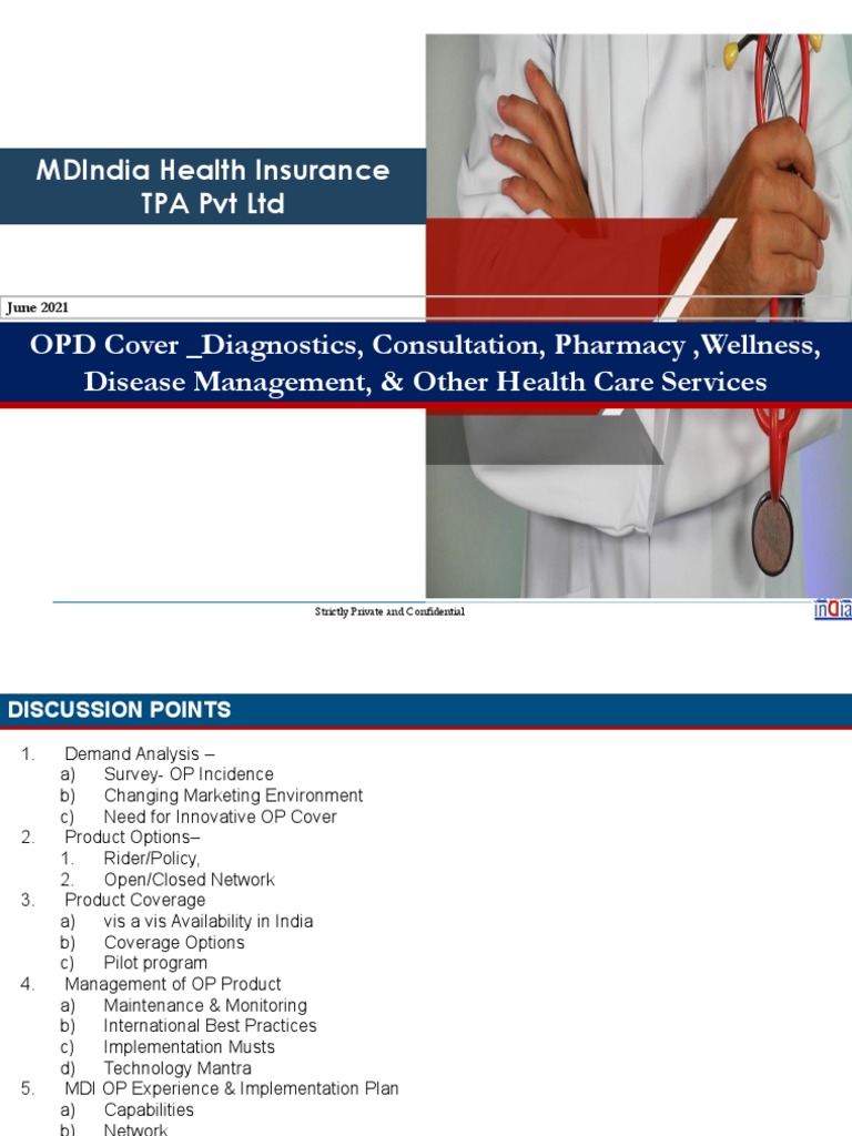 Discussion On OPD Insurance Cover | PDF | Insurance | Marketing