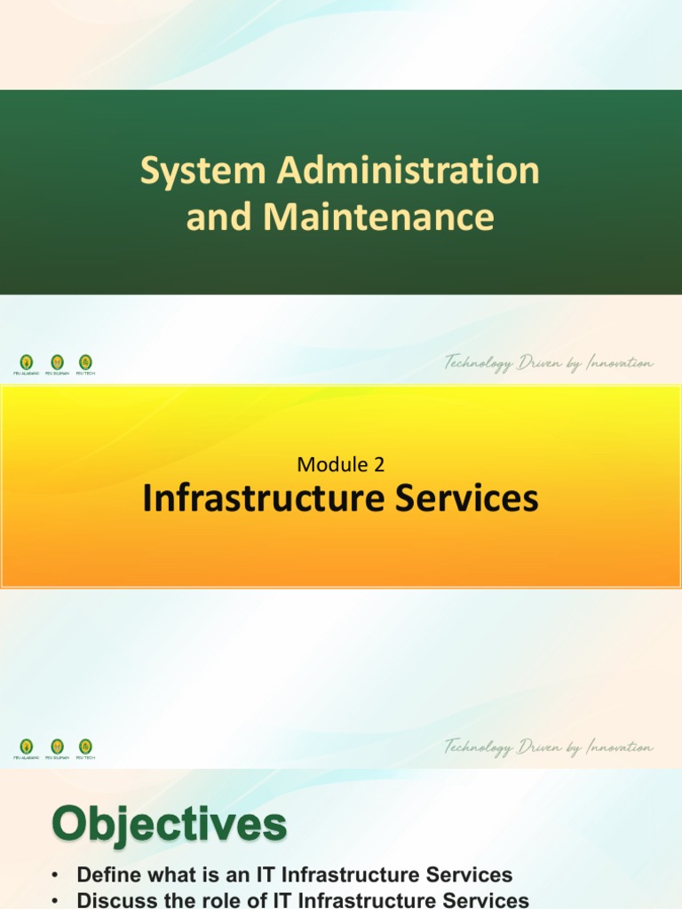 Module 2 Main Infrastructure Services | PDF | File Transfer Protocol ...