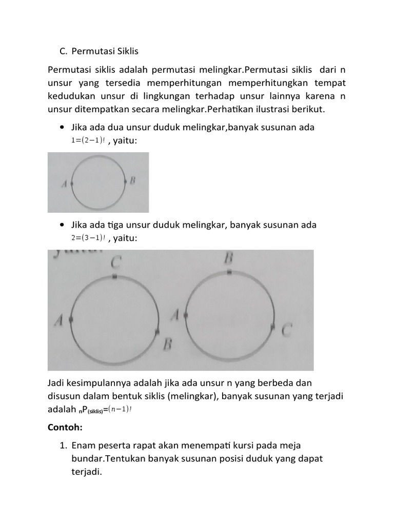 Permutasi Siklis | PDF
