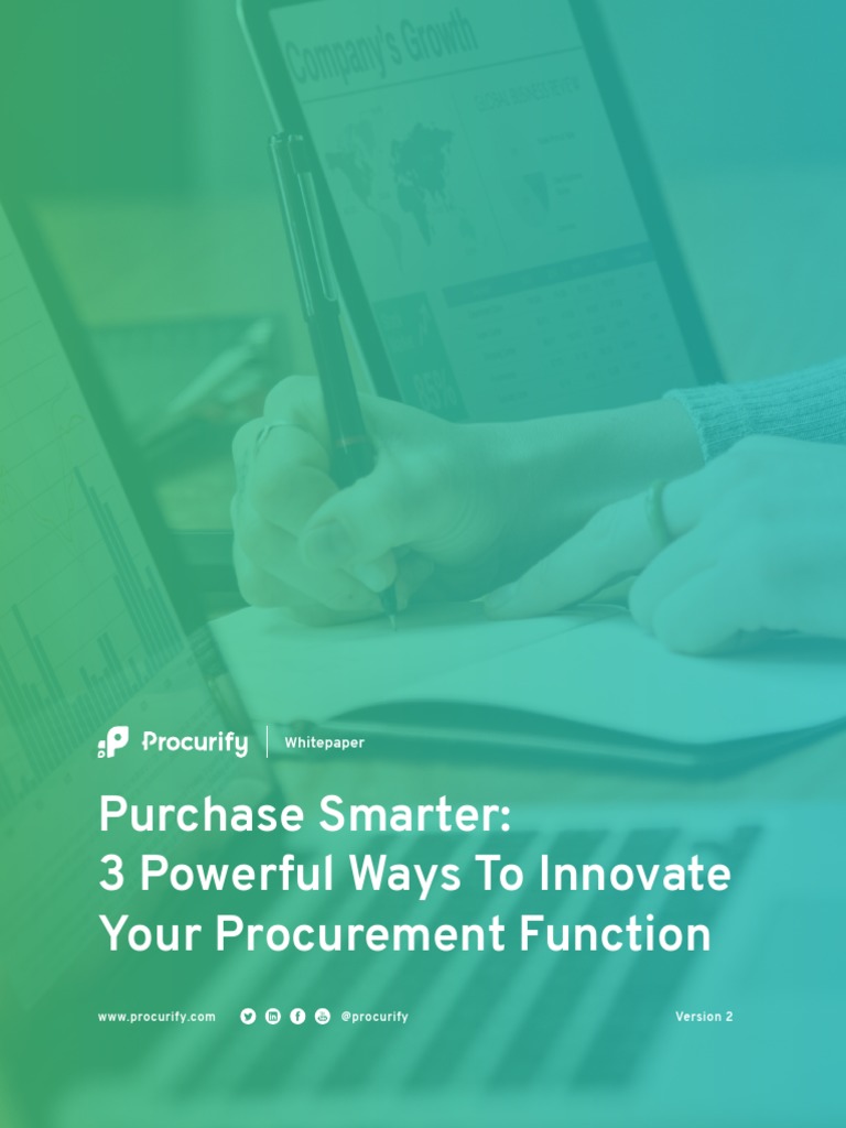 Purchase Smarter: 3 Powerful Ways To Innovate Your Procurement Function ...