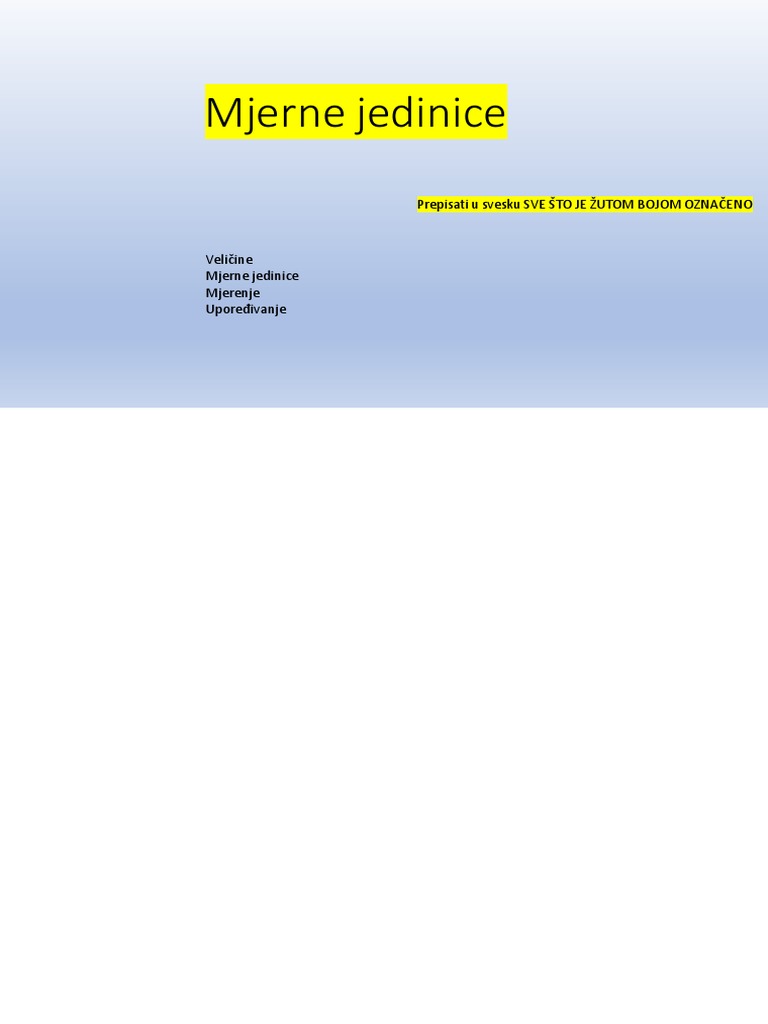 1.2. Uvod U Elektrotehniku - Mjerne Jedinice | PDF