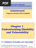Inclusiveness Chapter One | PDF | Inclusion (Education) | Disability