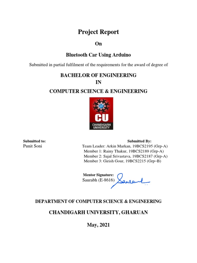 Bluetooth Car Using Arduino | PDF | Arduino | Bluetooth