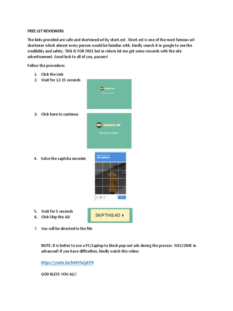Free Let Reviewers | PDF