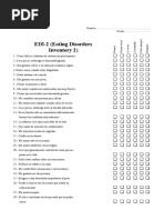 OCI-R Español Obsessive Compulsive Inventory | PDF | Sicología