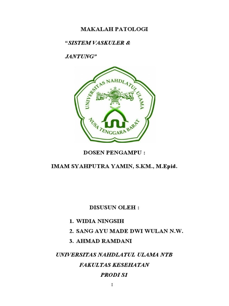 Patologi Sistem Vaskuler dan Jantung | PDF | Griya & Taman | Sains ...