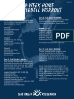 12-Week Kettlebell Workout Plan PDF | PDF | Kettlebell | Physical Fitness