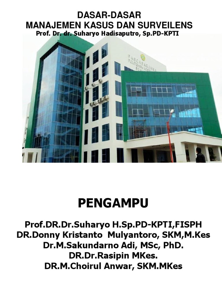 Manajemen Kasus Dan Surveilan TM 1 | PDF