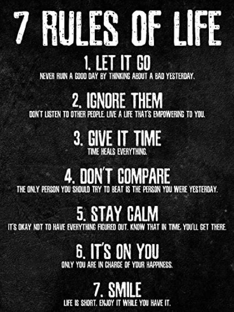 7 Rules of Life | PDF