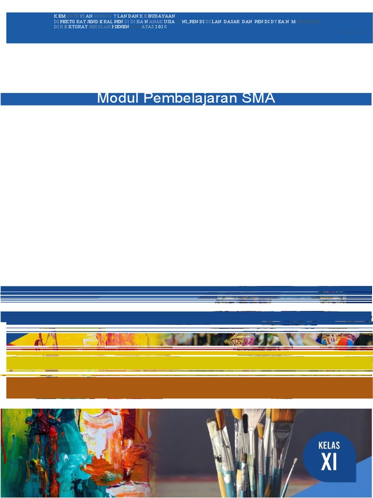 Modul Seni Rupa 3D Kelas XI | PDF | Metode & Bahan Ajar | Seni