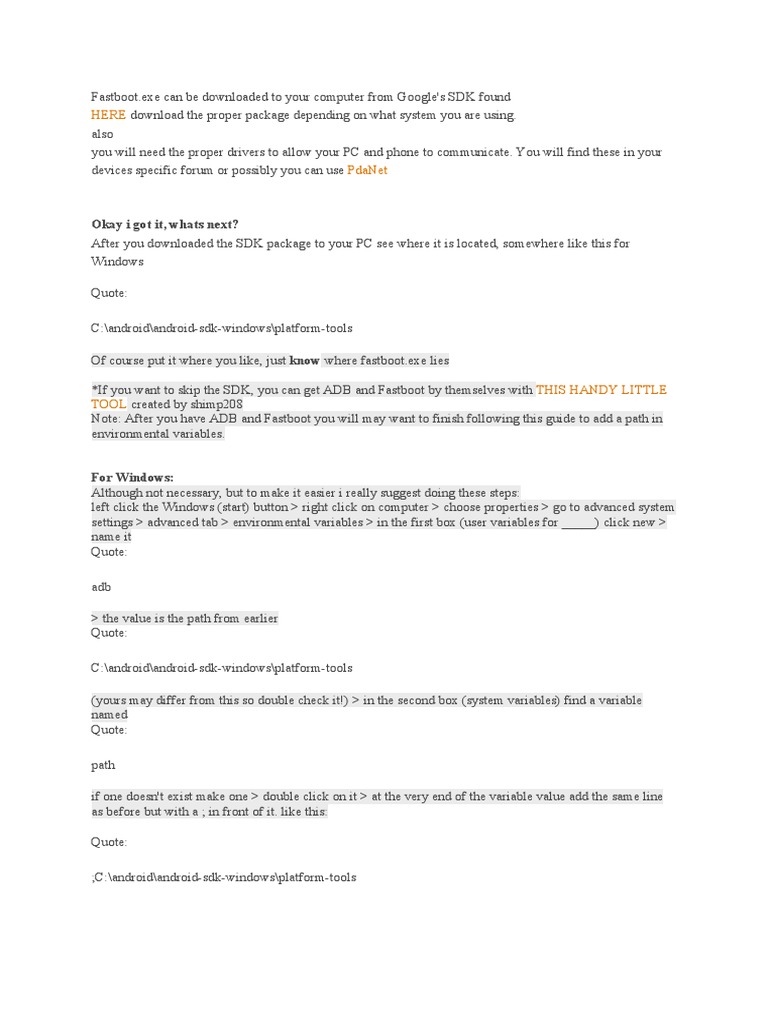 Okay I Got It, Whats Next? | PDF | Booting | Android (Operating System)