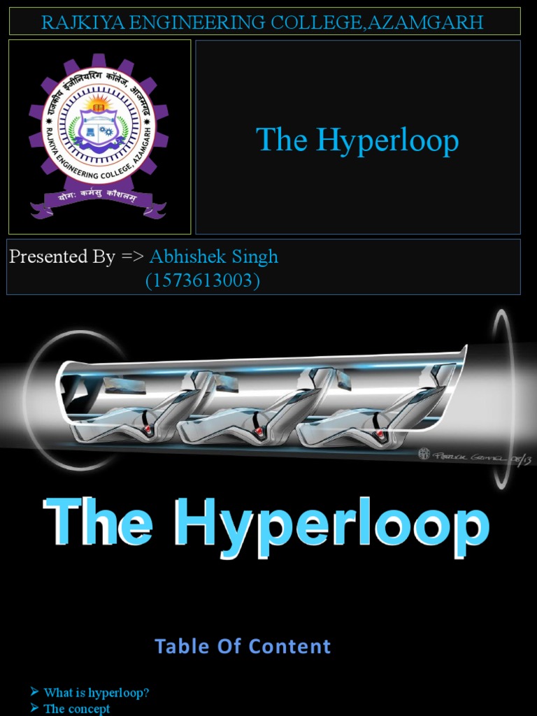 Abhishek Hyperloop | PDF | Hyperloop | Transport