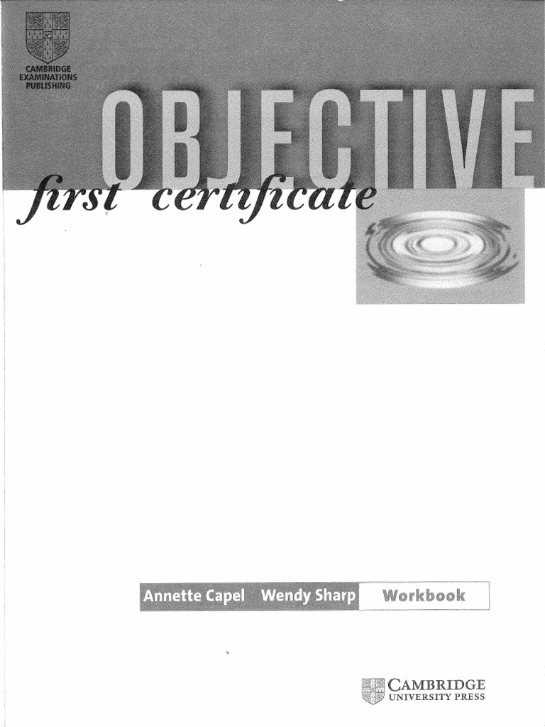 Objective First Certificate WB | PDF