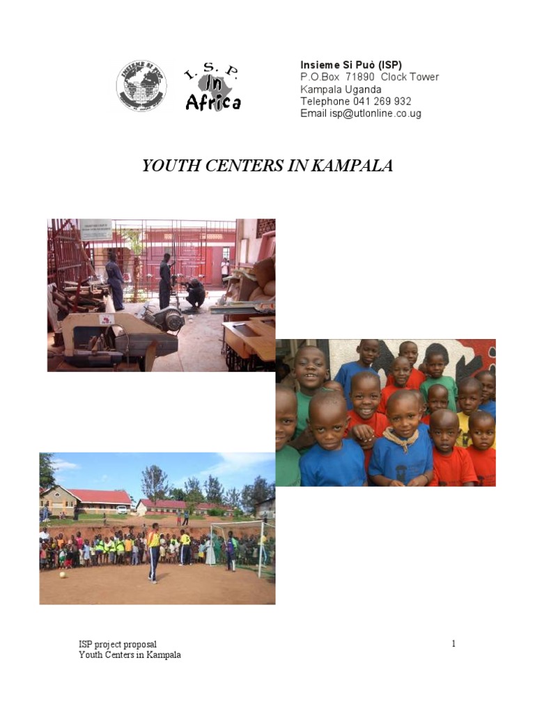Project Proposal Isp Youth Center | PDF | Uganda | Non Governmental ...