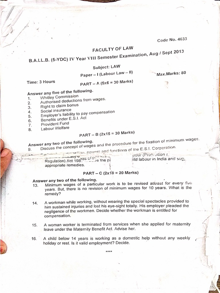 Labour Law 2 | PDF