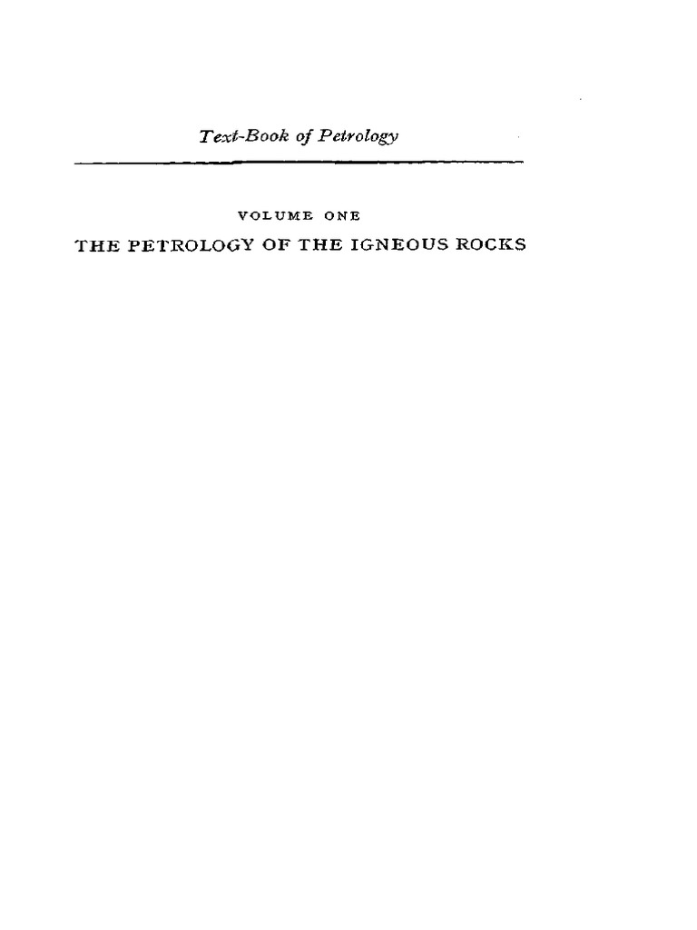 The Petrology of The Igneous Rocks (PDFDrive) | PDF | Magma | Rock ...