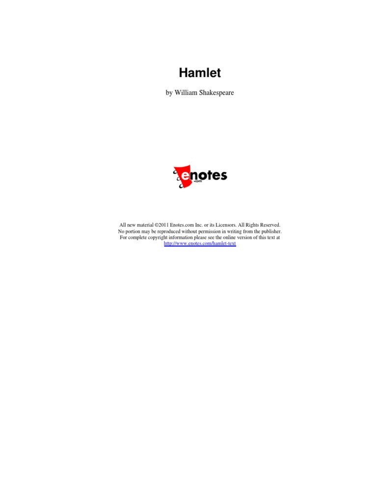 Hamlet Play | PDF