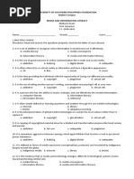 CORE (MASI-R) Fluency Test | PDF