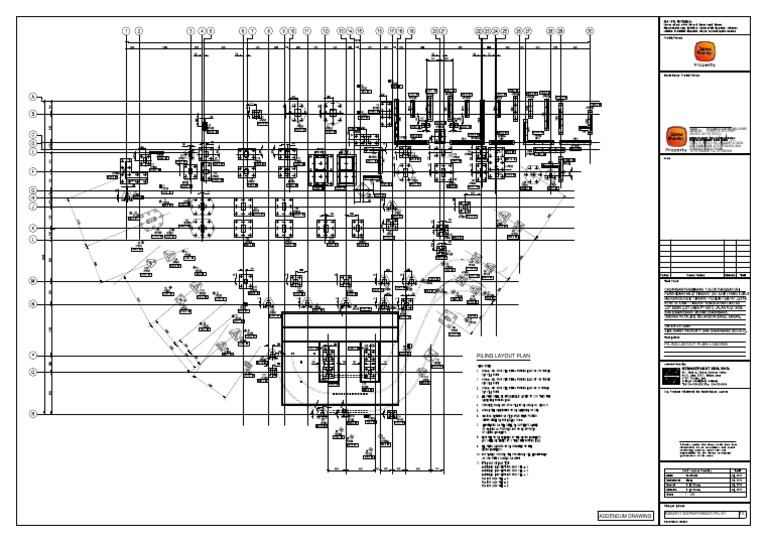 Piling Layout Plan-Loading APPENDIX A | PDF