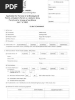 Visa Application Form - Namibian Home Affairs Form | Travel Visa | Passport