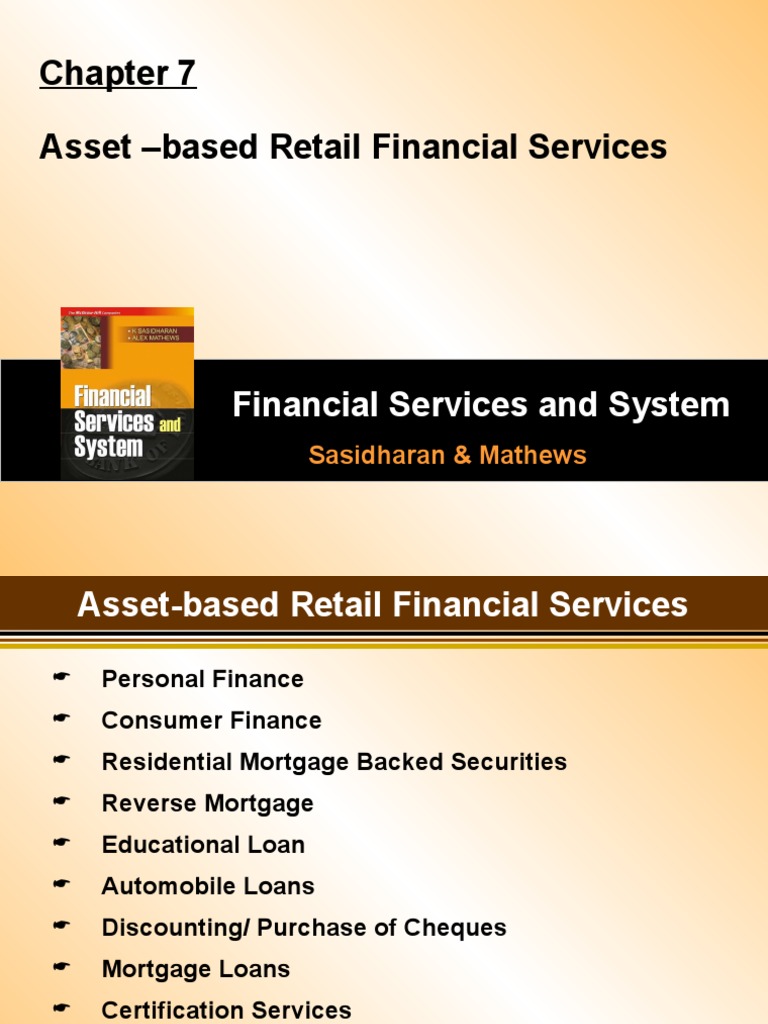 Asset - Based Retail Financial Services | PDF | Mortgage Loan ...