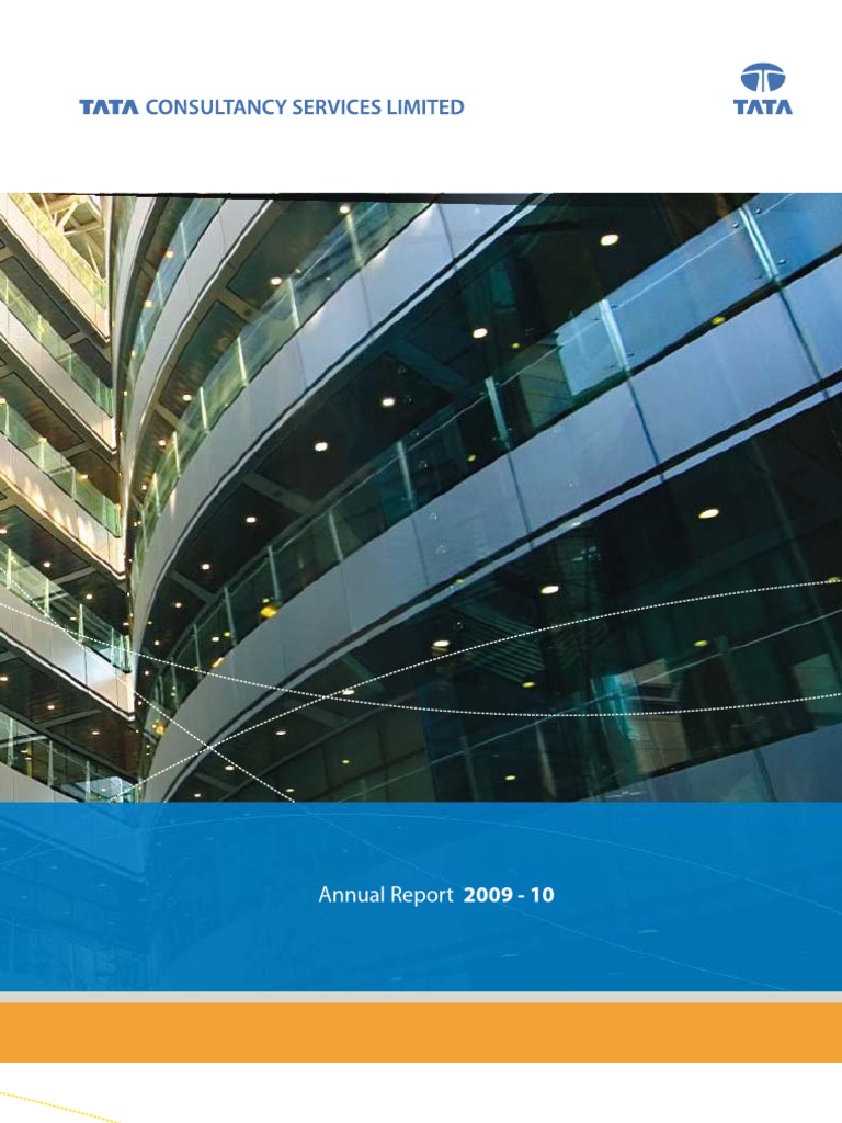 TCS Annual Report 2009-2010 | PDF | Finance & Money Management