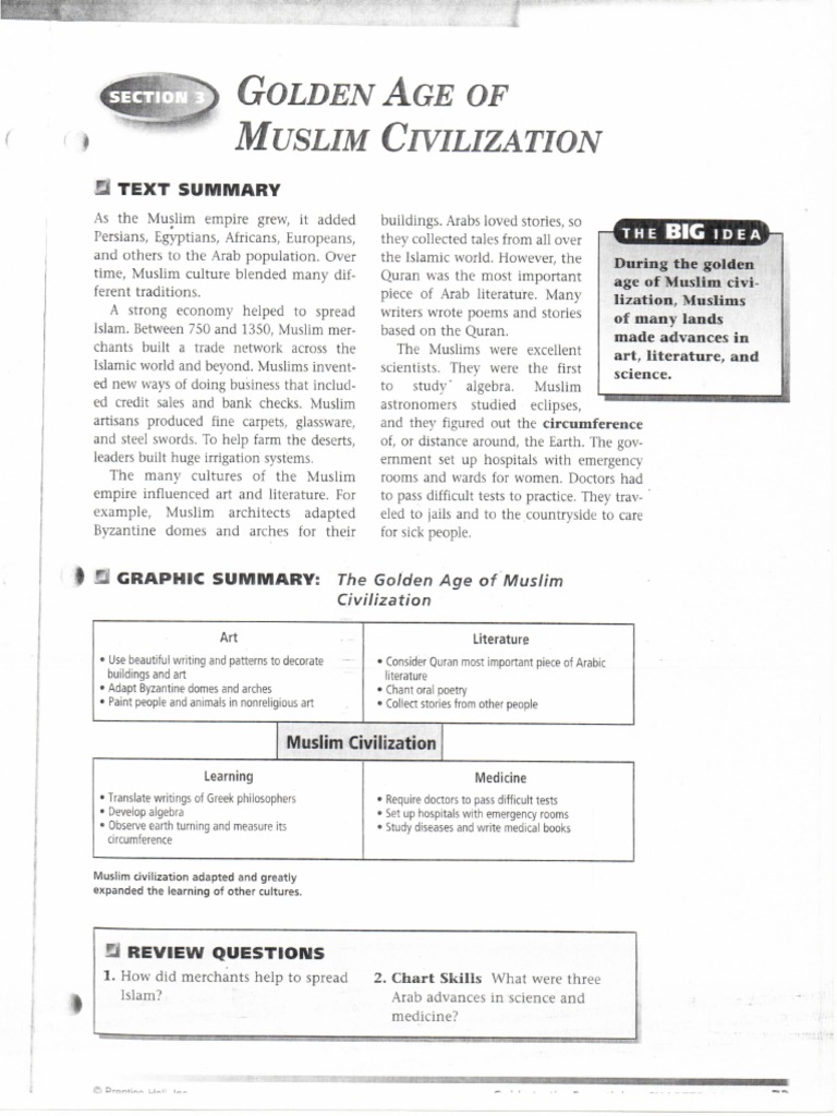 4 - Muslim Golden Age | PDF | Caliphate | Muhammad