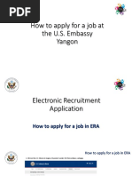 ERA Job Application Process Guide | PDF | Software | Cyberspace