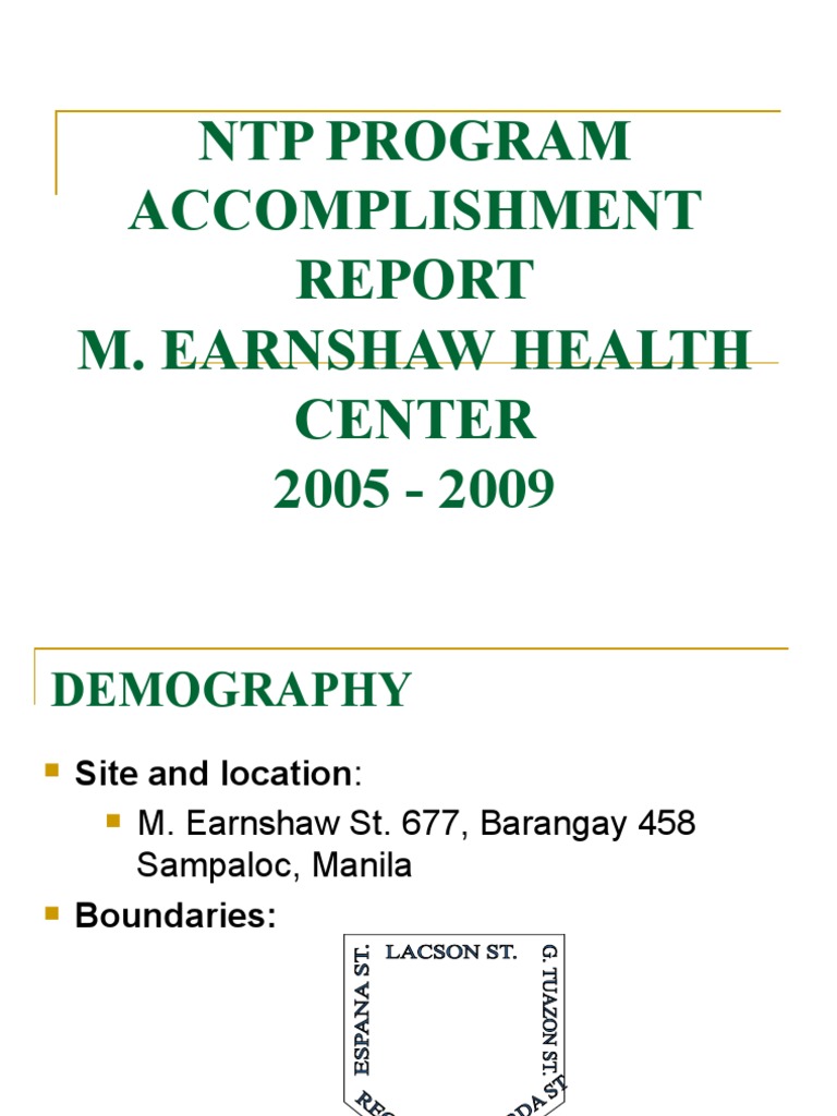 NTP Program 2005-2009 | PDF | Tuberculosis | Health Sciences