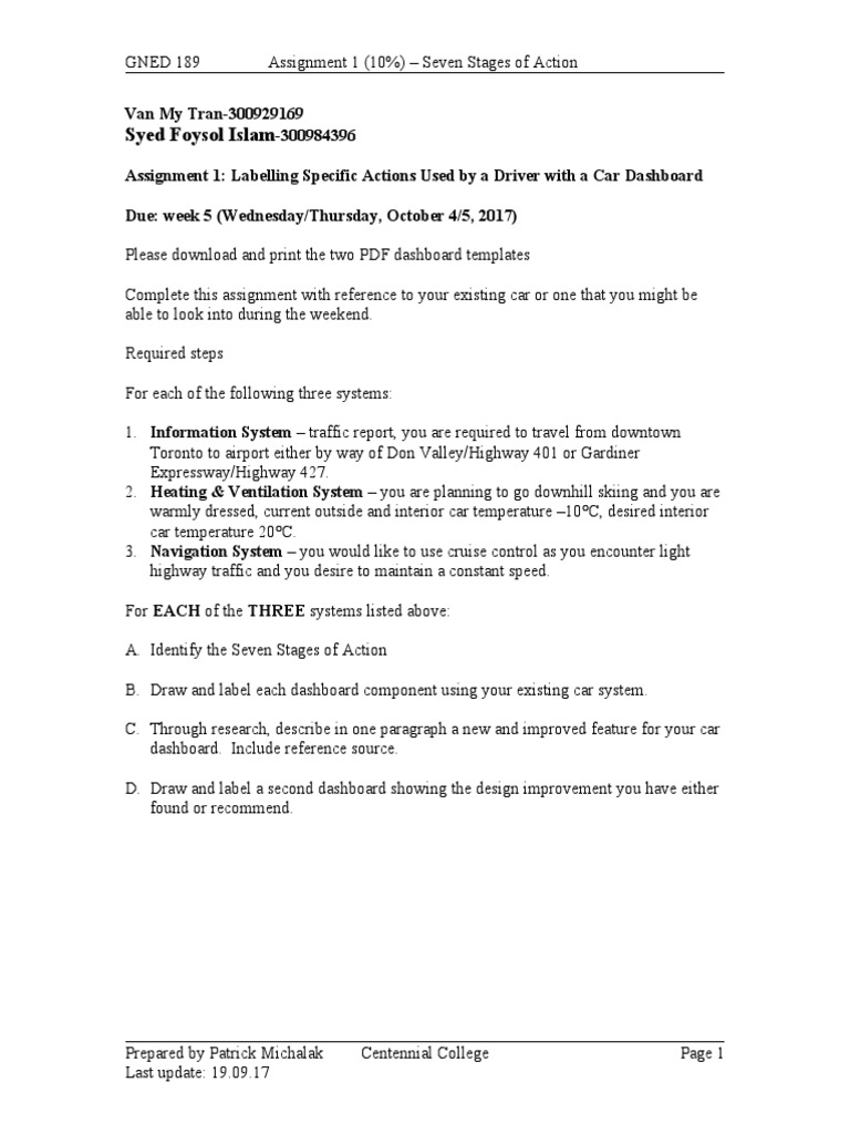 GNED 189 Assignment 1 Requirements | PDF | Ventilation (Architecture ...