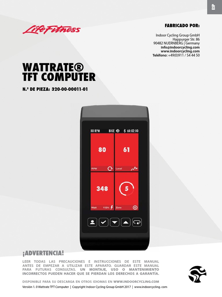 LF WattRate TFT - ES WEB | PDF | Ejercicio aerobico | Aplicación movil