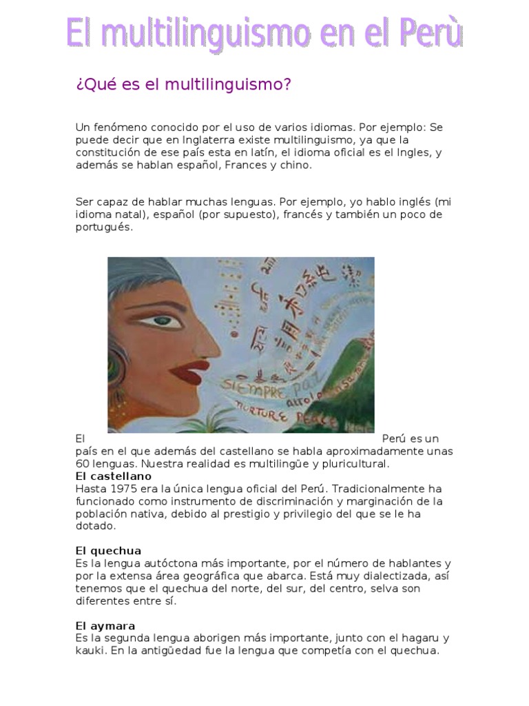 Qué Es El Multilinguismo | PDF | Multilingüismo | Los símbolos