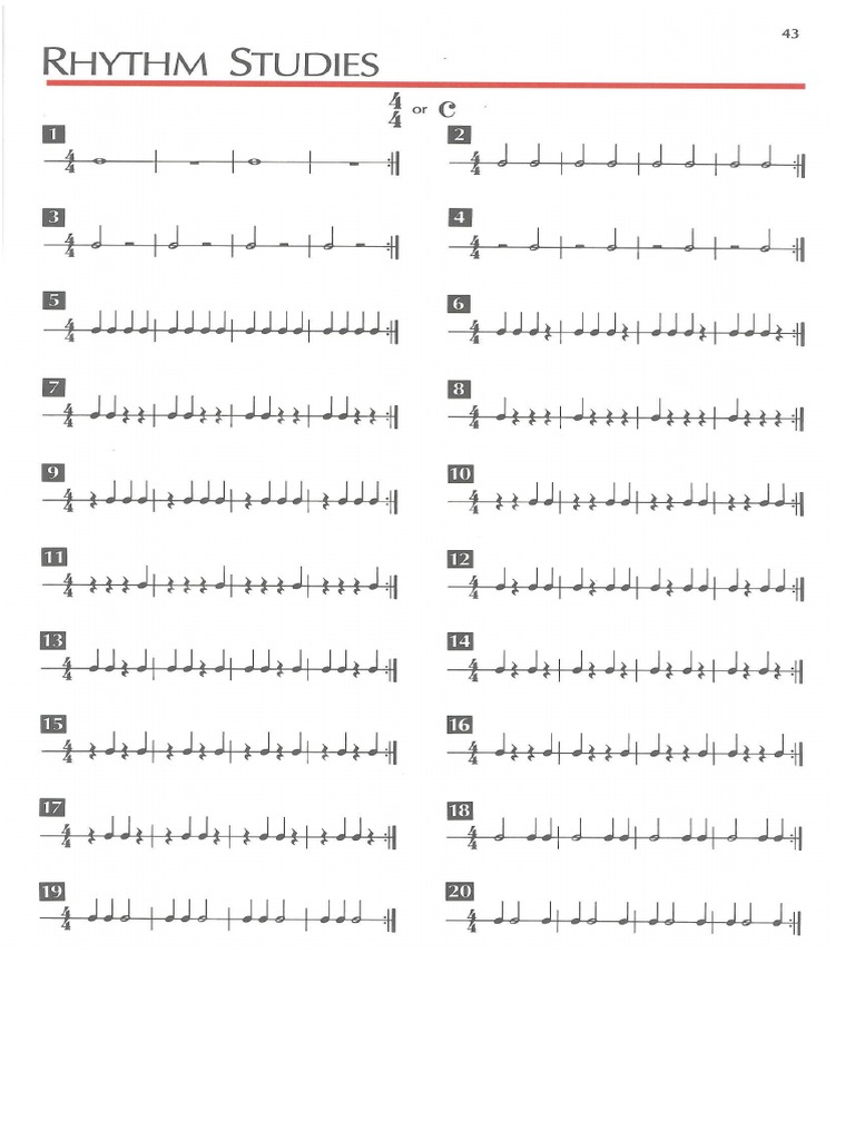 Transcribe Rhythm Studies | PDF