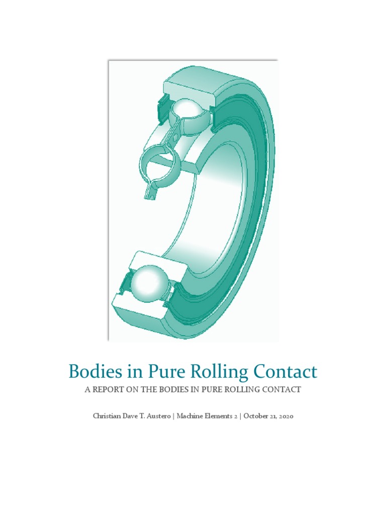 Pure Rolling Contact in Cylinders | PDF | Machines | Applied And ...