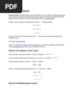 Soal Program Linear Grafik | PDF