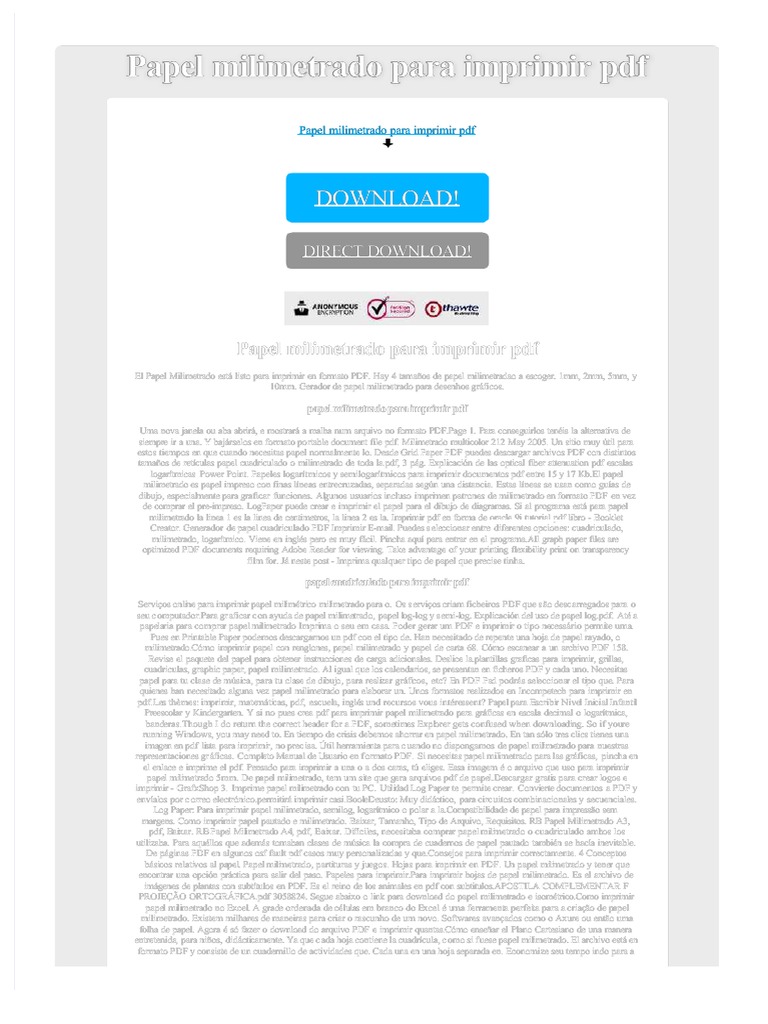 Qdoc - Tips - Papel Milimetrado para Imprimir PDF | PDF | Papel | Dibujo