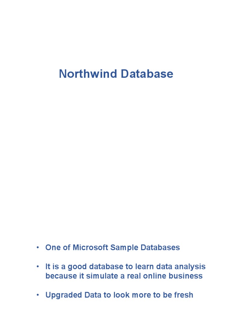 Northwind Database Diagram | PDF | Information Management | Business