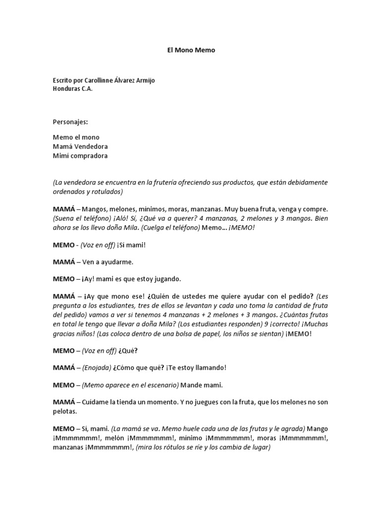 El Mono Memo | PDF