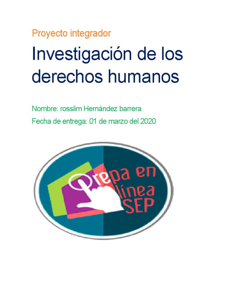 Proyecto Integrador Modulo 8 | PDF | Derechos humanos | Discriminación
