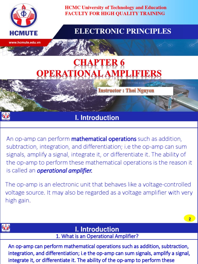 Chapter 6 - Operational Amplifiers | PDF | Operational Amplifier ...