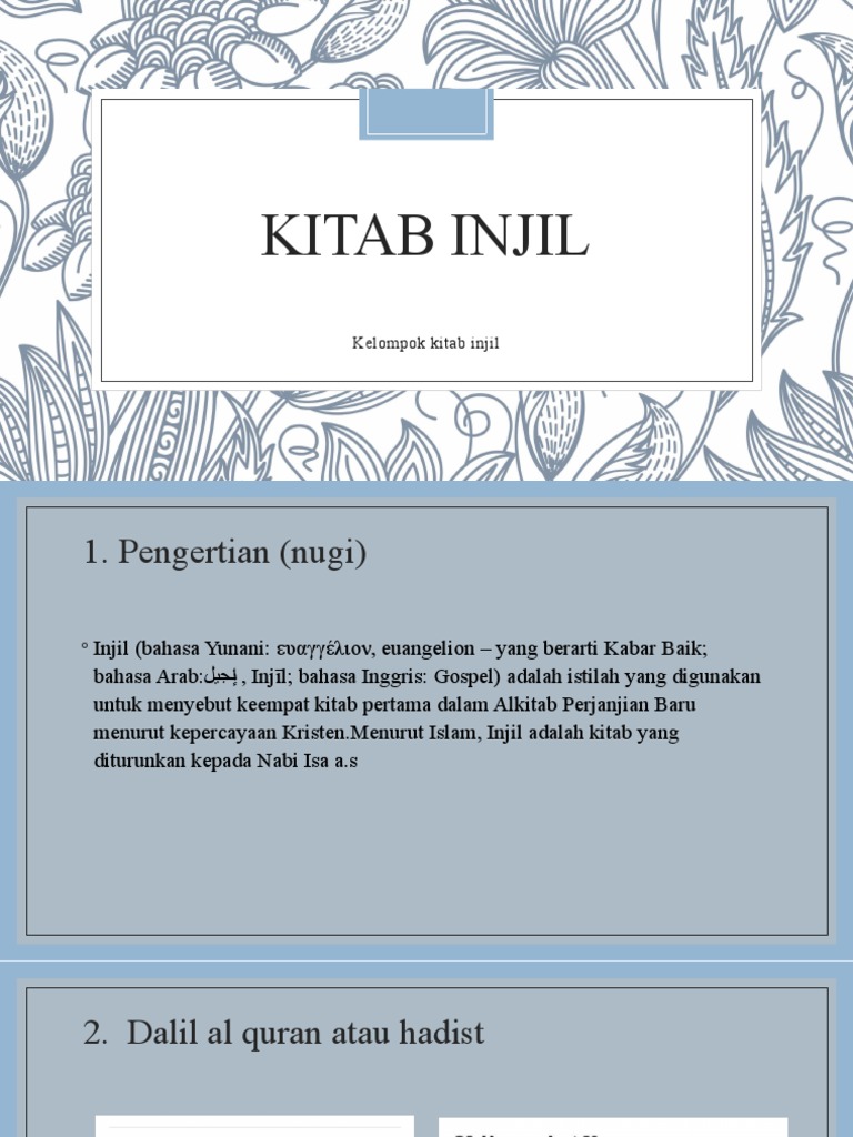 Kitab Injil | PDF