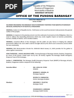 Executive Order Barangay Health Board | PDF | Public Sphere | Government