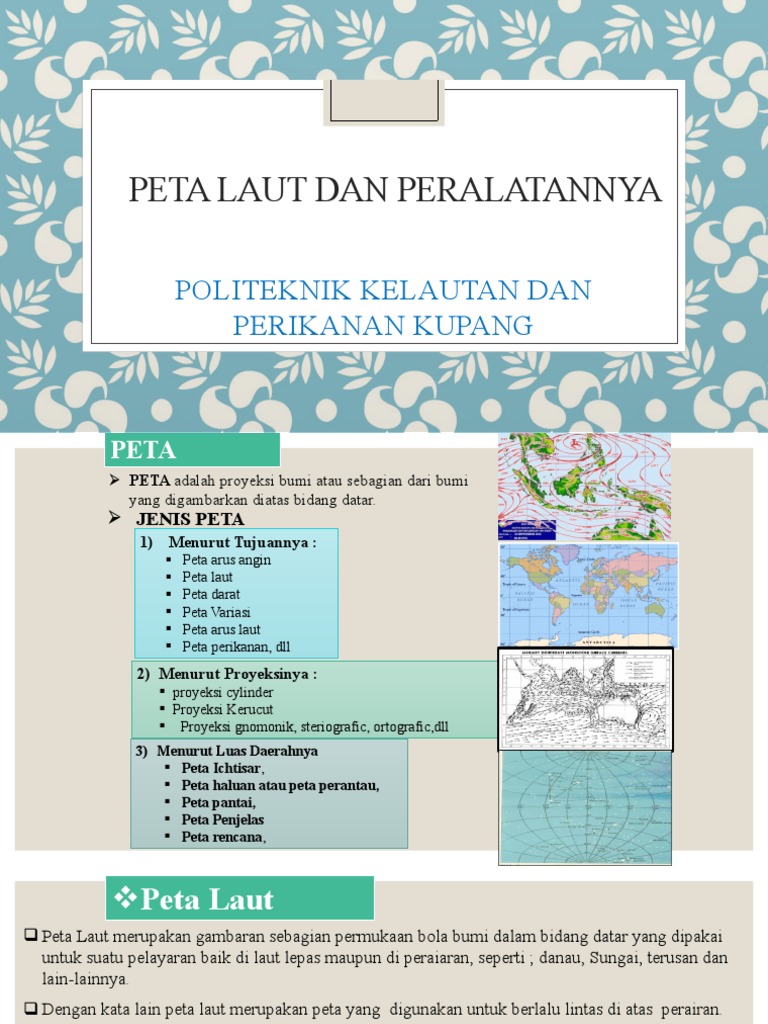Jenis dan Fungsi Peta Laut | PDF